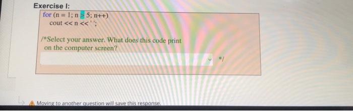 Solved For each exercise A to 1, what is printed on the | Chegg.com