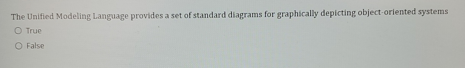 Solved The Unified Modeling Language provides a set of | Chegg.com