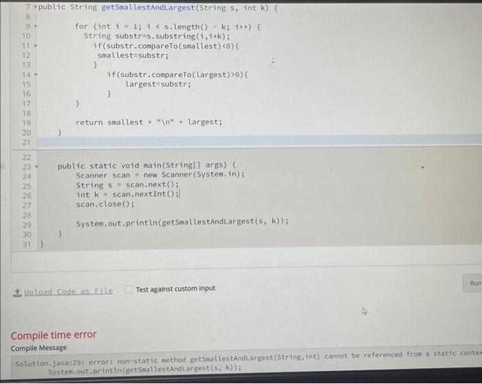 Solved find out the error in specific line. How can I | Chegg.com