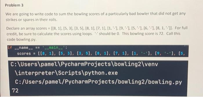 Solved Problem 3 We are going to write code to sum the | Chegg.com