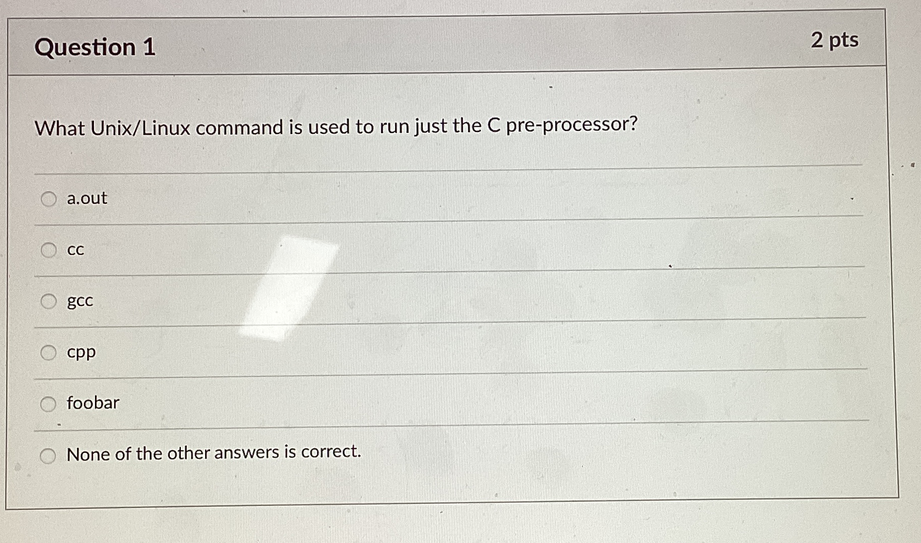 Solved Question 12ptsWhat Unix/Linux command is used to run | Chegg.com
