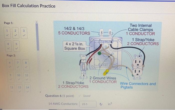 Solved Box Fill Calculation Practice Page 1: 1 $ 2 9 5 S | Chegg.com