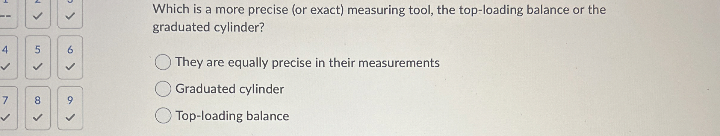 Solved Which is a more precise (or exact) ﻿measuring tool, | Chegg.com