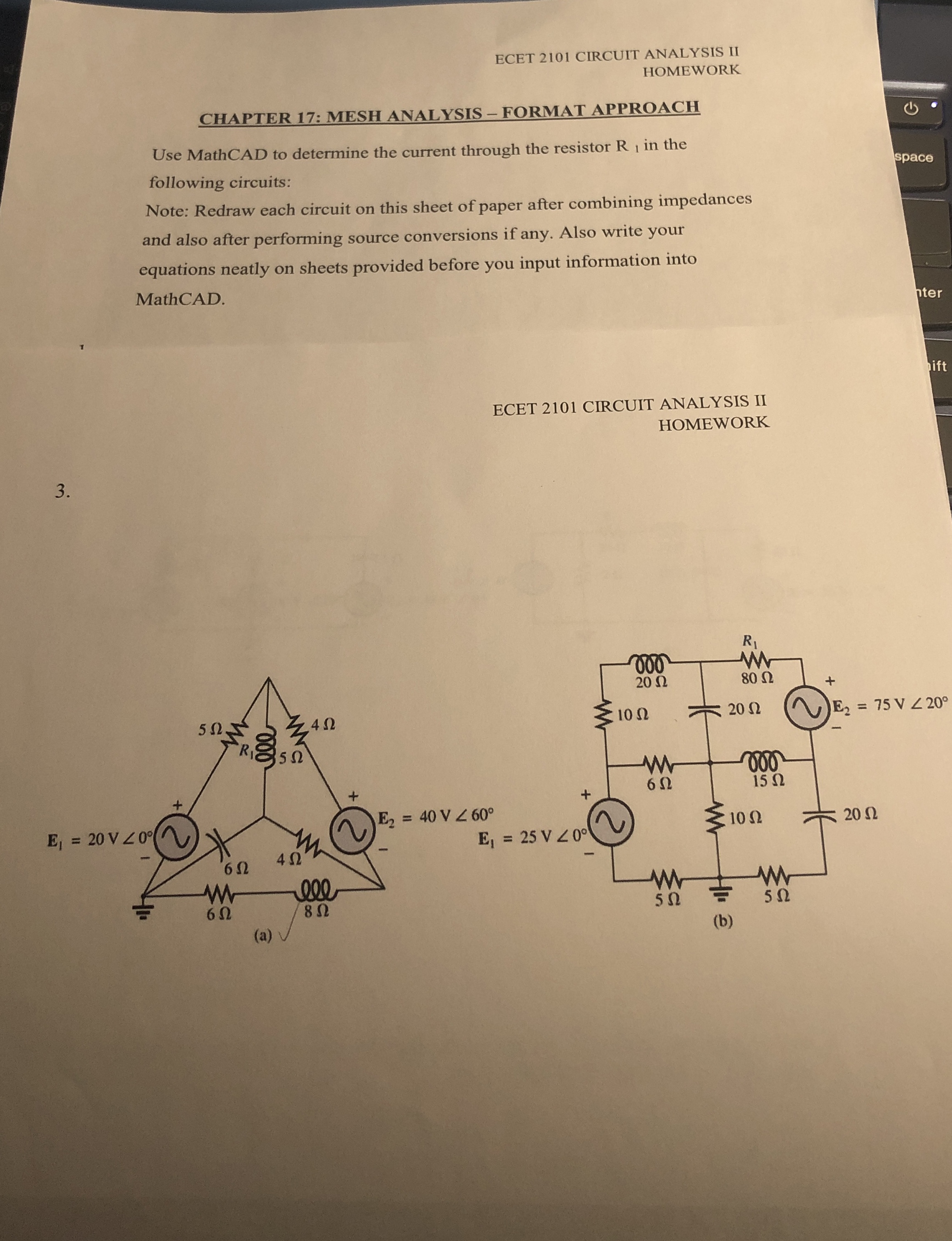 Solved ECET 2101 ﻿CIRCUIT ANALYSIS II HOMEWORKCHAPTER 17: | Chegg.com