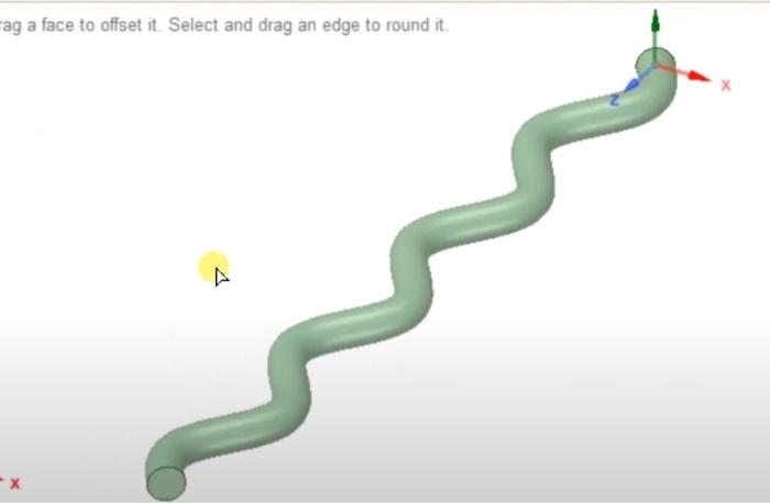 Solved Would you please create ( Similar sinusoidal pipe | Chegg.com