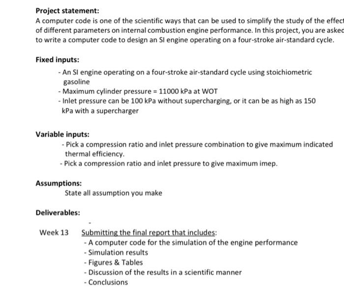 Solved Project statement: A computer code is one of the | Chegg.com