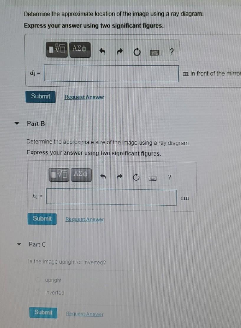 Solved An object with a height of 34 cm is placed 1.7 m in | Chegg.com