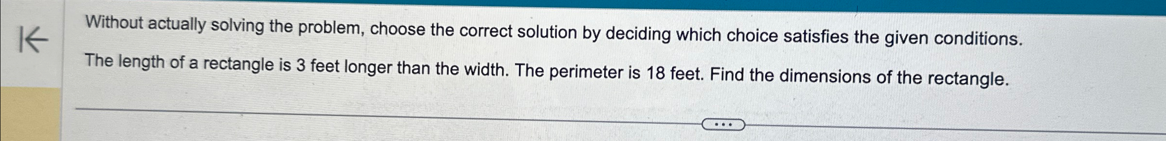 Solved Without actually solving the problem, choose the | Chegg.com