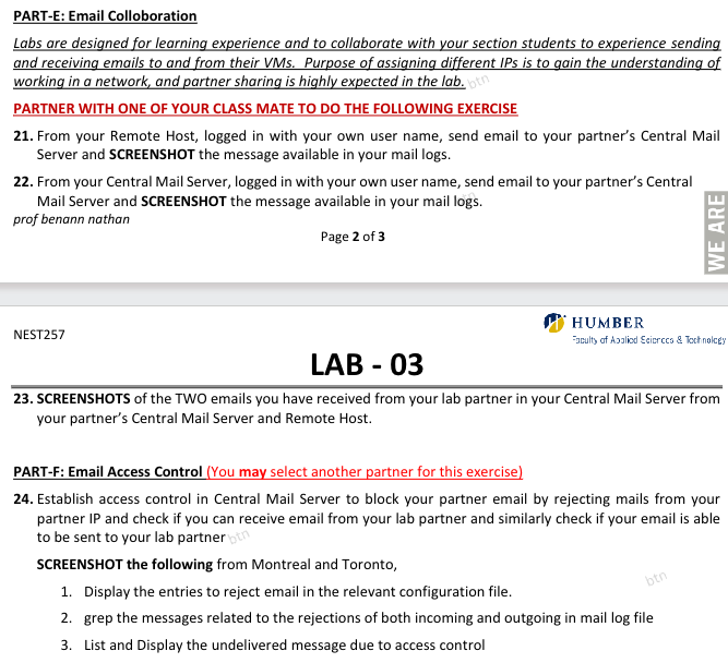 Solved PART-E: Email ColloborationLabs are designed for | Chegg.com