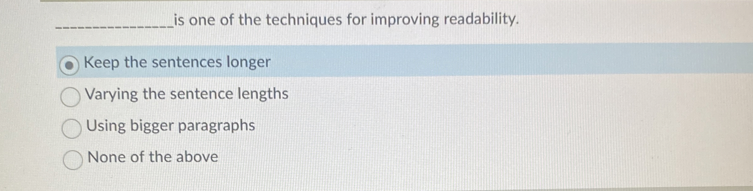 Solved q, ﻿is one of the techniques for improving | Chegg.com