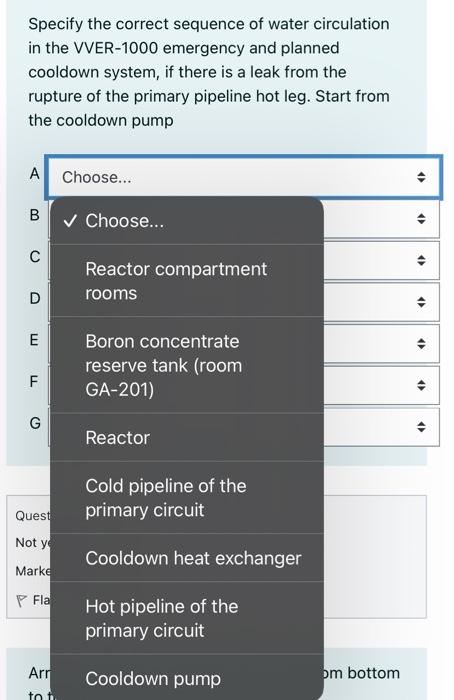 Solved Specify the correct sequence of water circulation in | Chegg.com