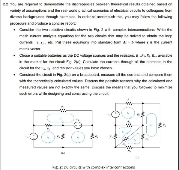 Solved 2.2 ﻿You are required to demonstrate the | Chegg.com