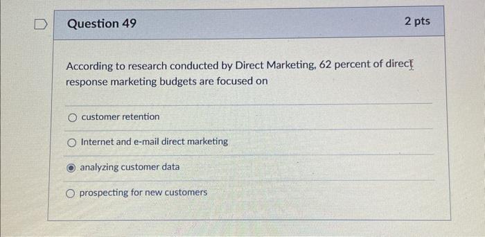 Solved The most common use of data mining is profiling the | Chegg.com