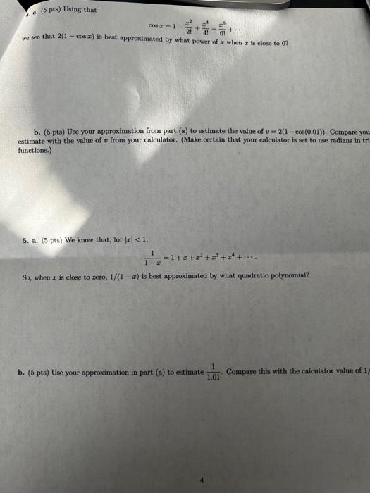 Solved 2. (30pts) Given f(x)=3x+1. a. Find the 2rd order | Chegg.com