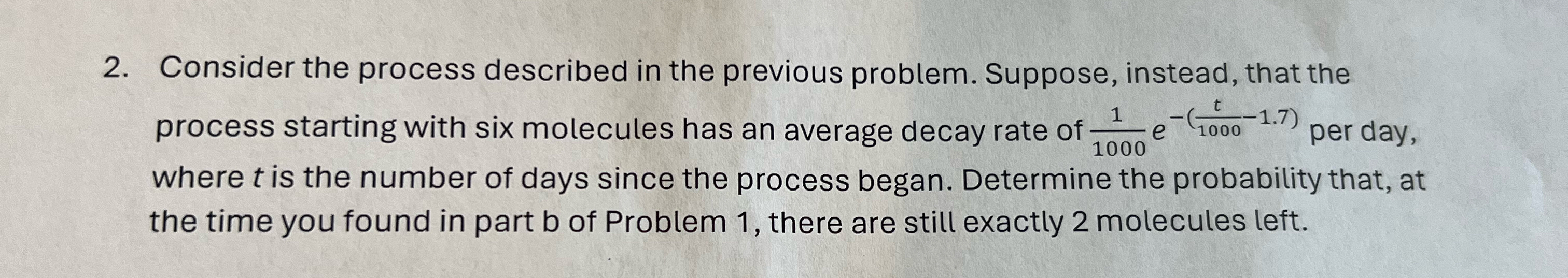 Solved Consider the process described in the previous | Chegg.com