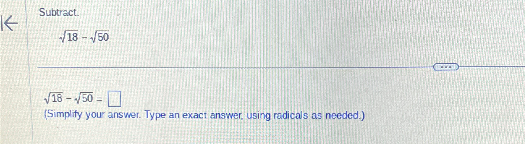 Solved Subtract.182-502182-502=(Simplify your answer. Type | Chegg.com