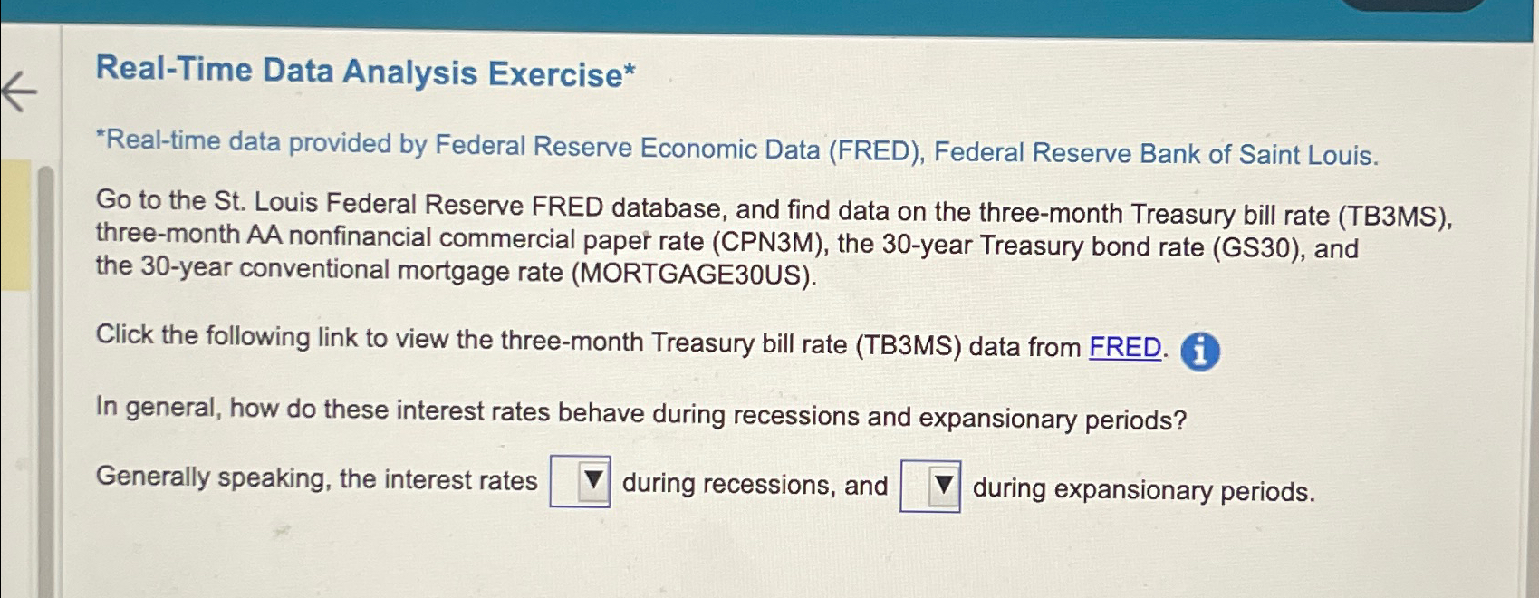 Solved Real-Time Data Analysis Exercise**Real-time data | Chegg.com