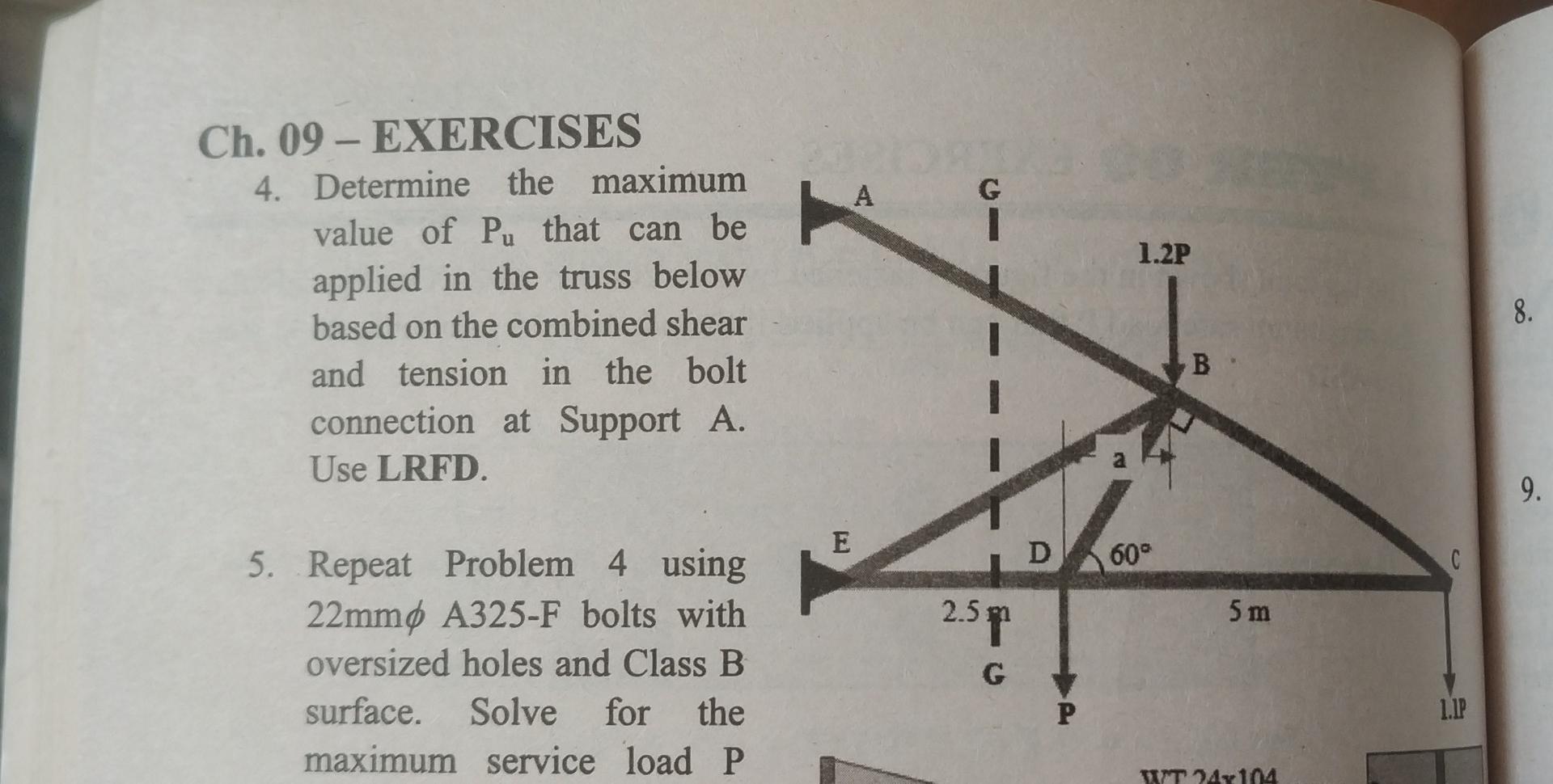 Solved A с 1.2P Ch. 09 - EXERCISES 4. Determine the maximum | Chegg.com
