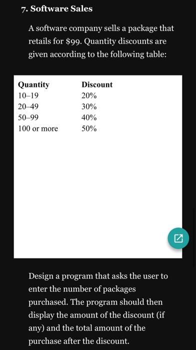 Solved 1. Design an If-Then statement (or a flowchart with a | Chegg.com
