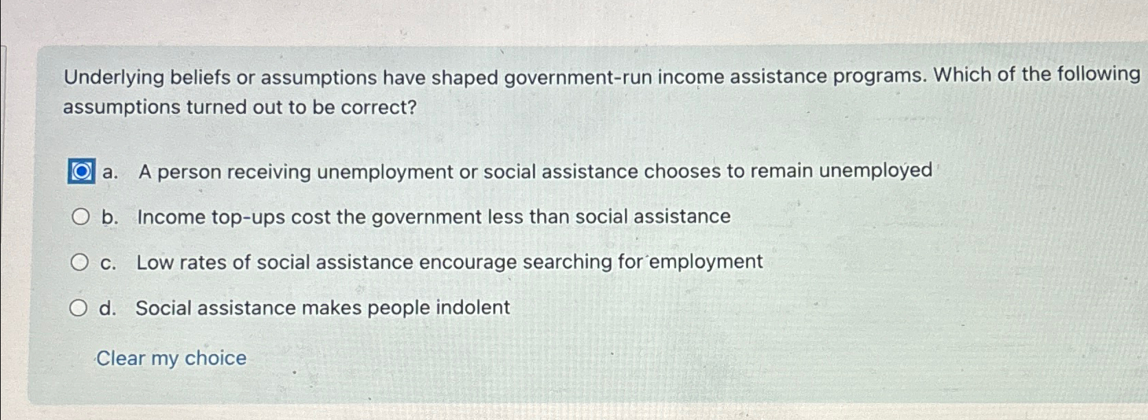 Solved Underlying beliefs or assumptions have shaped | Chegg.com