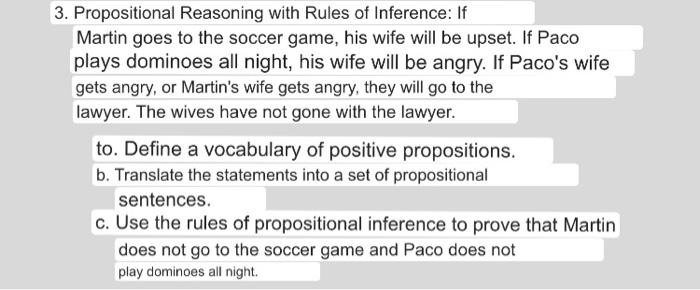 Propositional reasoning with inference rules:If | Chegg.com