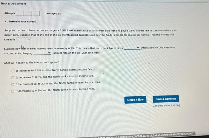 Solved Back to Assignment Attempts Average/14 4. Interest | Chegg.com