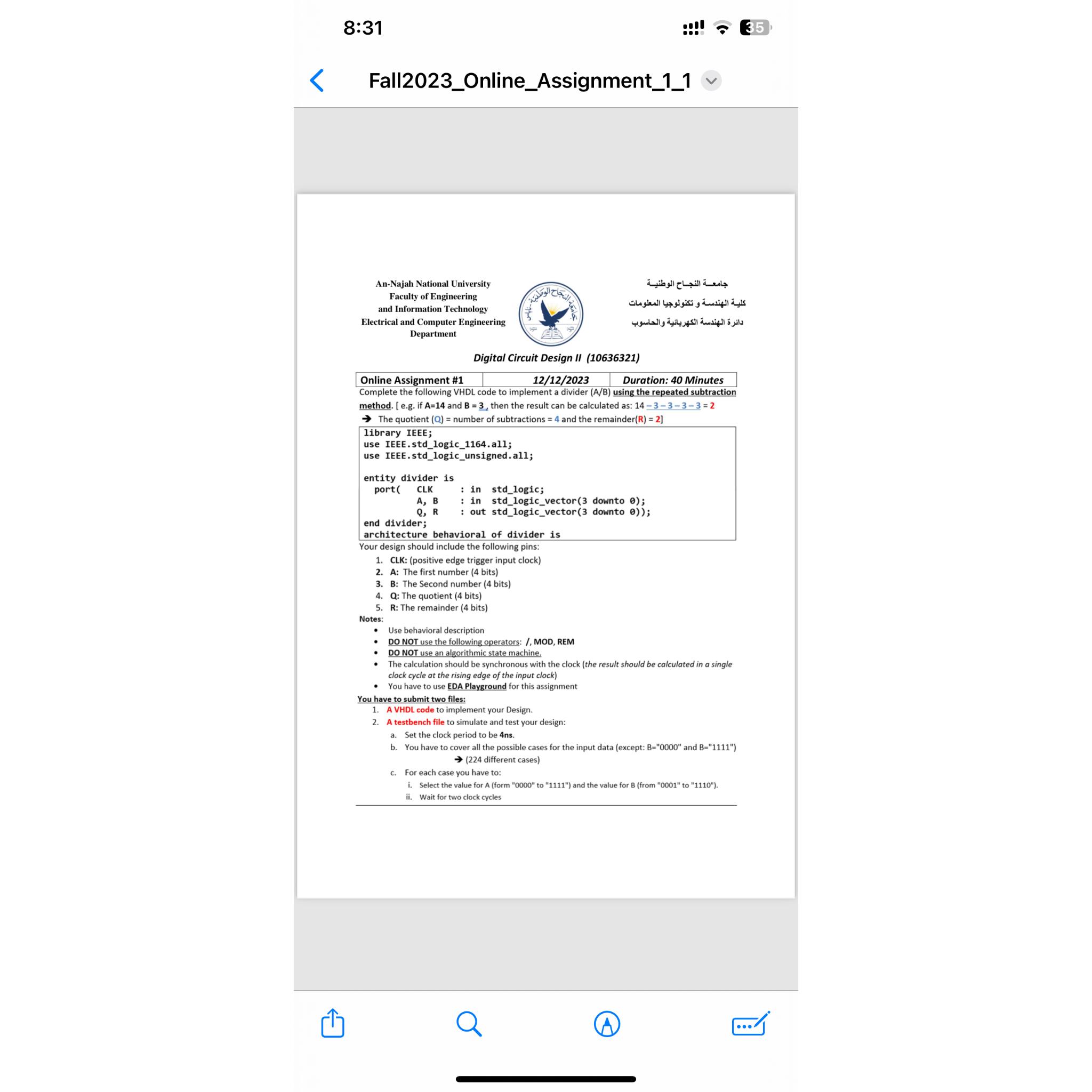 Solved Library Ieeeuse Ieeestdlogic1164alluse 