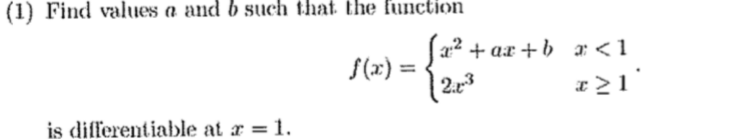 Solved A function f ﻿is continuous on R ﻿and differentiable | Chegg.com