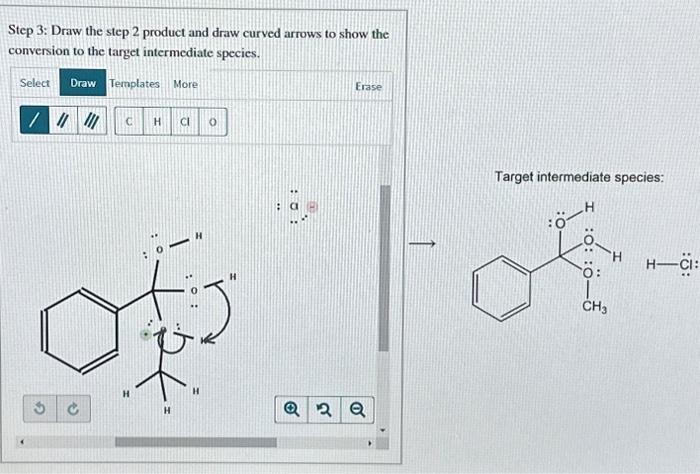 Solved tep 2: Draw the step 1 product and draw curved arrows | Chegg.com