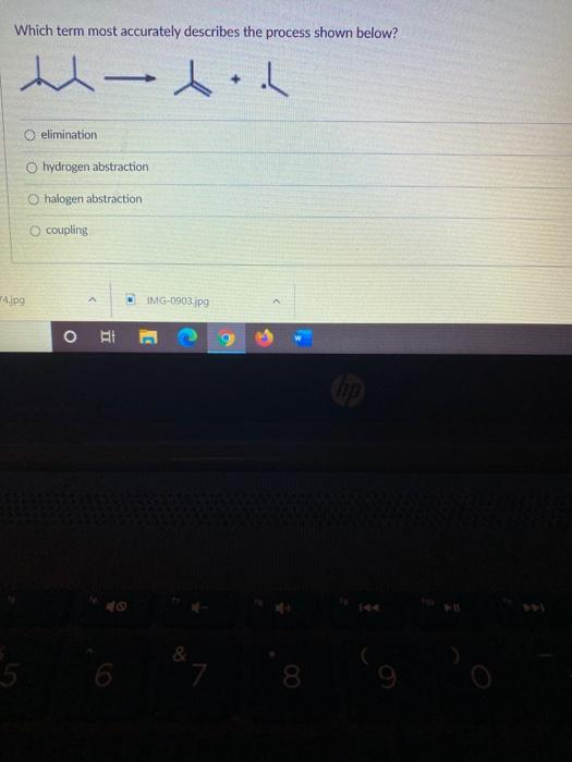 Solved Which term most accurately describes the process | Chegg.com