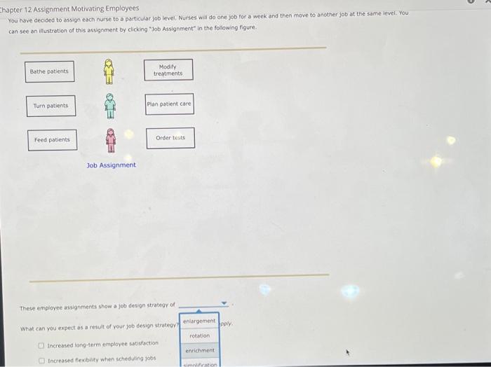 Solved japter 12Assignment Motivating Employees You have | Chegg.com