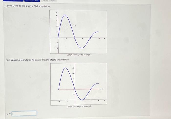 Solved 1 Point Consider The Graph Of F X Given Below 6