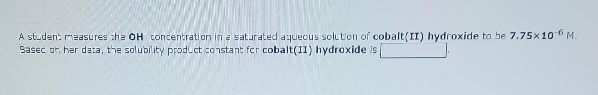 Solved Write the Ksp expression for the sparingly soluble | Chegg.com