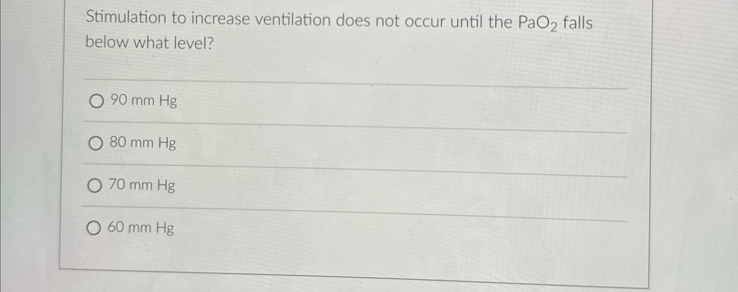 Solved Stimulation to increase ventilation does not occur | Chegg.com