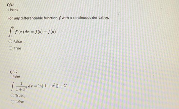 Solved For any differentiable function f with a continuous | Chegg.com