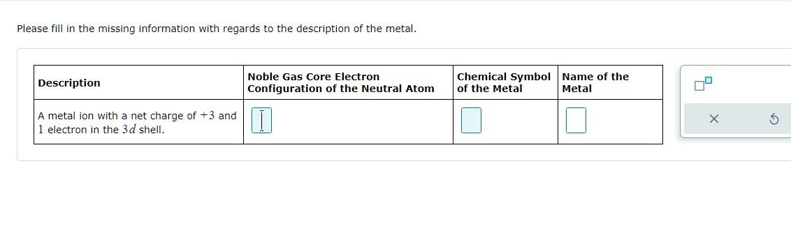 Solved Please fill in the missing information with regards | Chegg.com