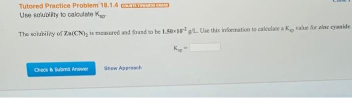Solved Tutored Practice Problem 17.3.5 COUNTS TOWARDS GRADE | Chegg.com