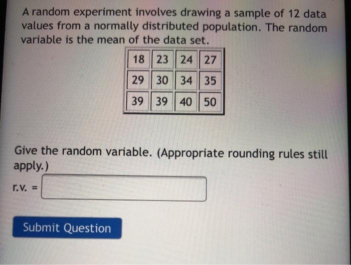 Solved A random experiment involves drawing a sample of 12 | Chegg.com