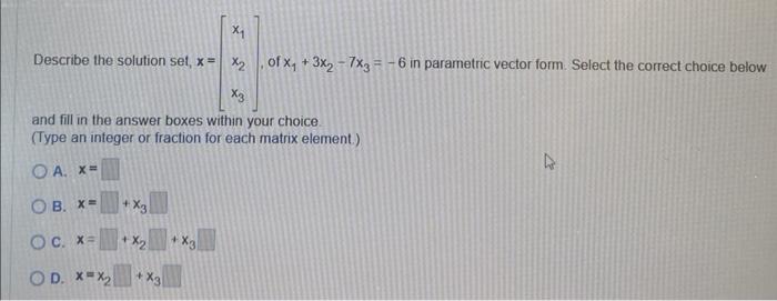 Solved Describe and compare the solution sets of | Chegg.com