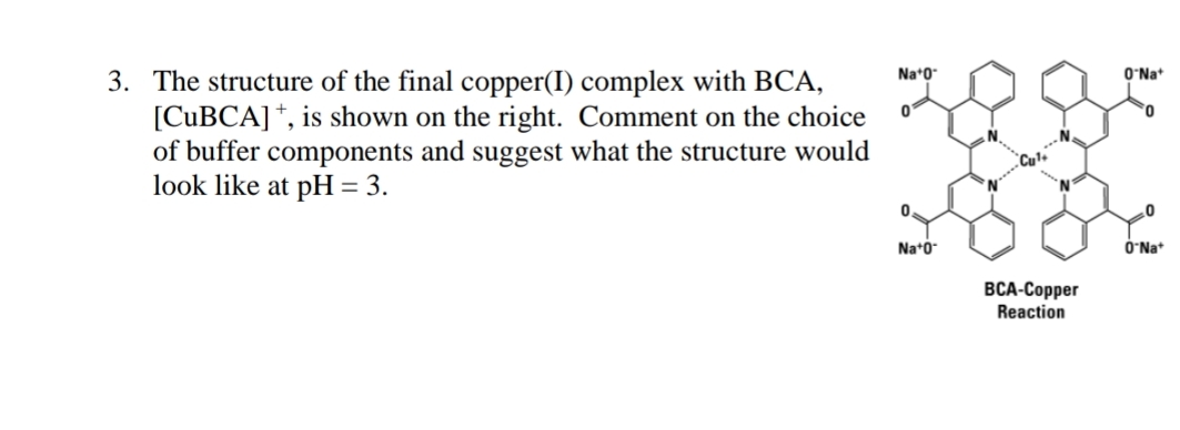 Solved The structure of the final copper(I) ﻿complex with | Chegg.com