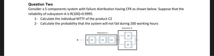 Solved Question 1 Seven components in series are each | Chegg.com