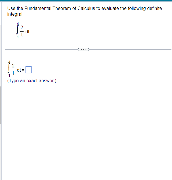 Solved Use the Fundamental Theorem of Calculus to evaluate | Chegg.com