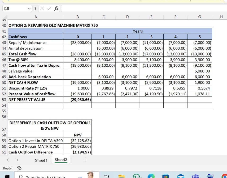 NEW MACHINE Annual Cost saving You will be reading | Chegg.com