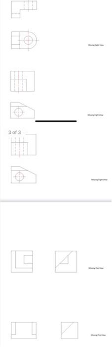 Solved 2. Use AutoCAD to draw the multiviews given in | Chegg.com
