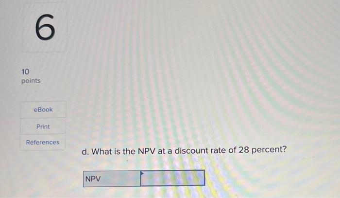 Solved 6 P9-11 Calculating NPV (LO1] For the following set | Chegg.com