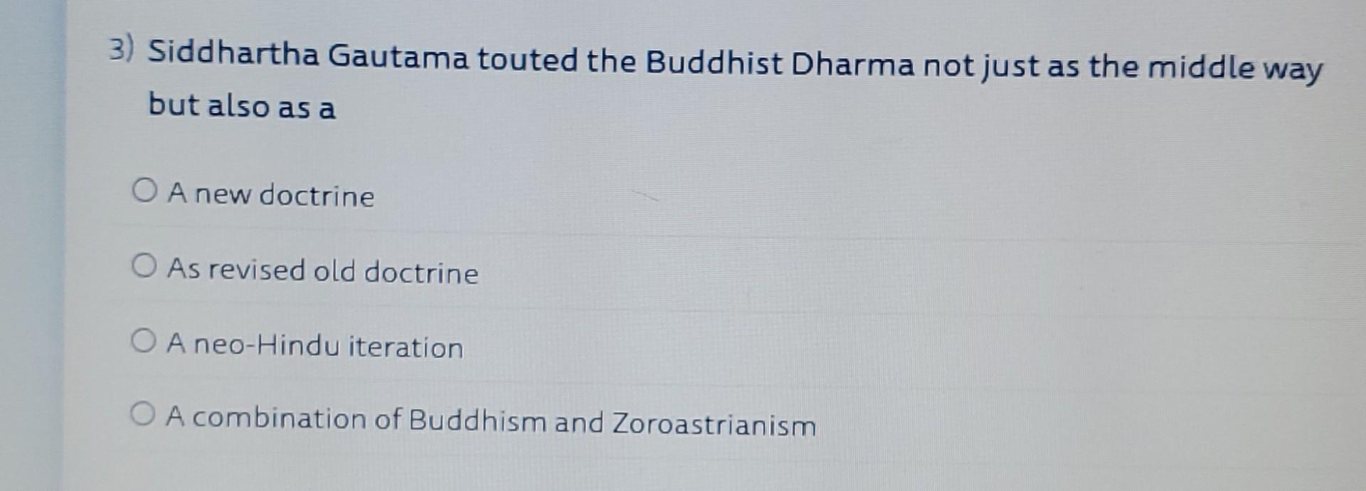 Solved 1) The relationship between Buddhism and Hinduism may | Chegg.com