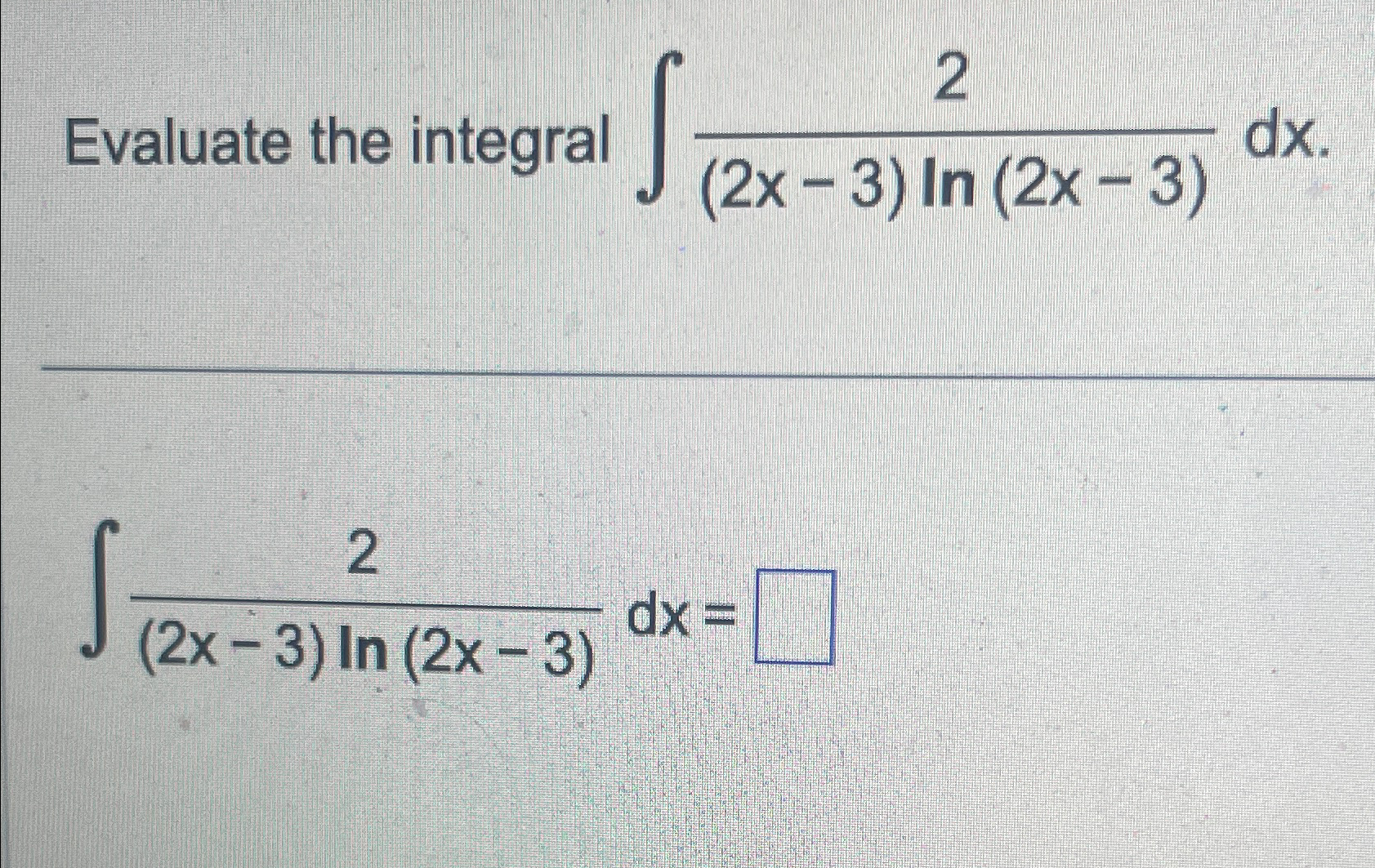 Solved Evaluate the integral | Chegg.com