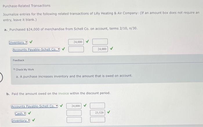 Solved Journalize entries for the following related | Chegg.com