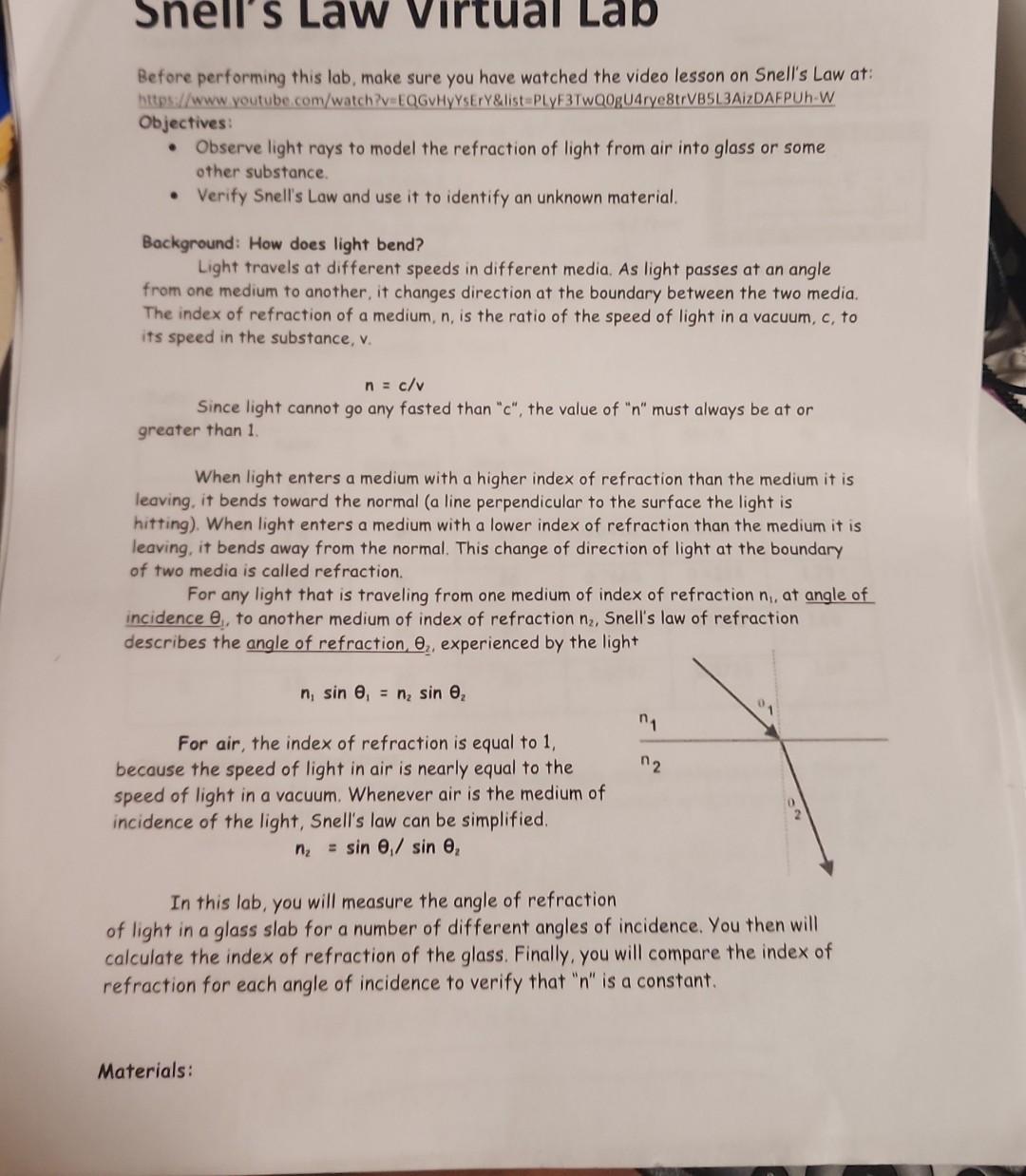 Solved Procedure: Part A Setup 1. Open the simulation | Chegg.com