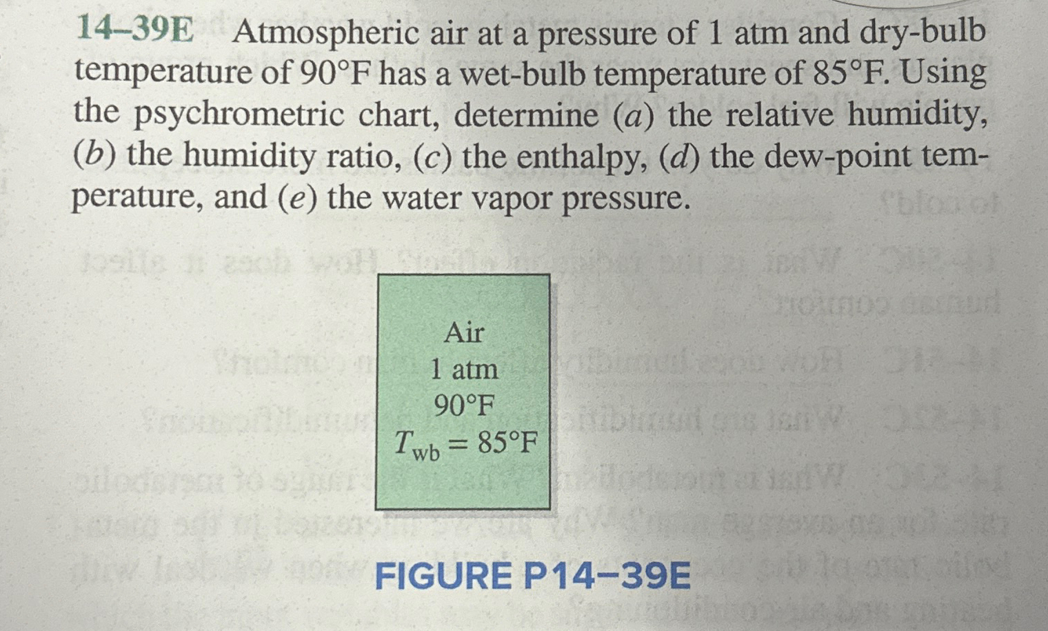 Solved 14-39E Atmospheric air at a pressure of 1atm and | Chegg.com